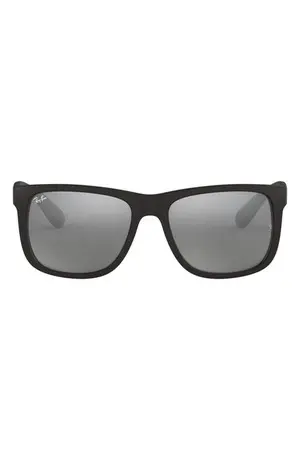 Ray-ban Ray-Ban 51mm Square Sunglasses Grey Mirr