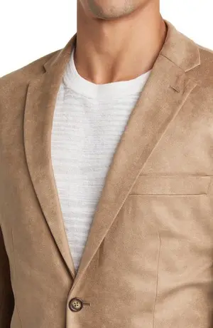 DANIEL HECHTER Norris Faux Suede Sport Coat - Butterscotch