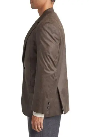 DANIEL HECHTER Norris Faux Suede Sport Coat - Mushroom