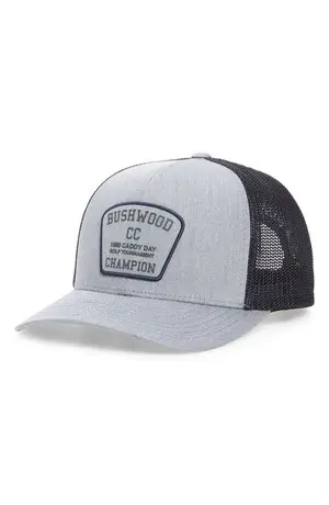Travis Mathew Presidential Suite Trucker Cap - Heather Grey