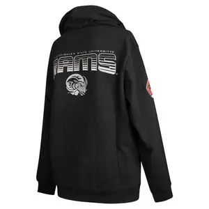 FISLL Winston-salem State Rams Puff Print Sliced Pullover Hoodie
