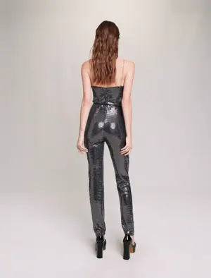 Maje Sequinned Jumpsuit