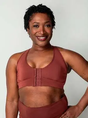 Victoria's Secret Anaono Rora Front-close Mastectomy Bra Red