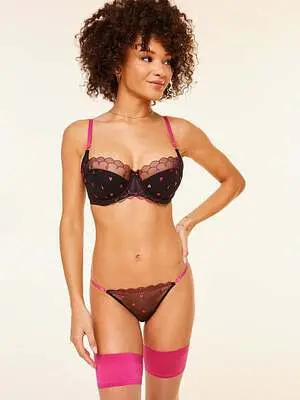 Victoria's Secret Adore Me Bettie Brazilian Panty Black