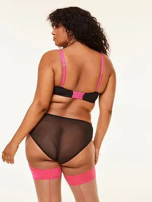 Victoria's Secret Adore Me Bettie Hipster Panty Black