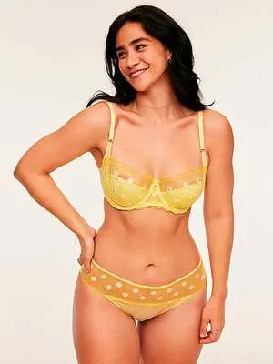 Victoria's Secret Adore Me Bettie Hipster Panty Yellow