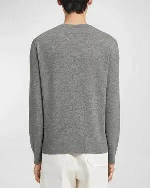 Zegna ZEGNA Cashmere Crewneck Sweater Grey