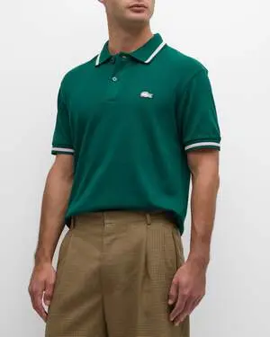 Lacoste X Le Fleur Tipped Polo Shirt - Swing