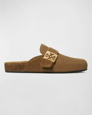 Tory Burch Logo Mules Clogs For Women