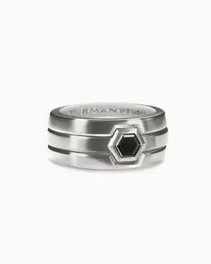 David Yurman Nesting Band Ring With Black Diamonds - Black Diamond