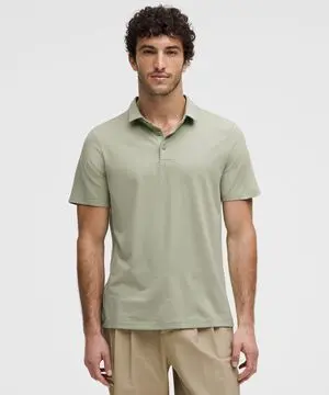 Lululemon Evolution Short-Sleeve Polo Shirt Fog Green