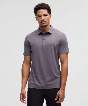 Lululemon Evolution Short-Sleeve Polo Shirt Heathered Nightfall