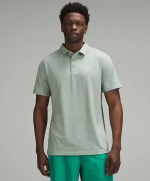 Lululemon Evolution Short-Sleeve Polo Shirt Heathered Palm Court