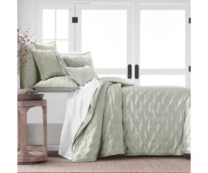 HUDSON PARK COLLECTION Nouveau Quilted Standard Sham Exclusive - Silver