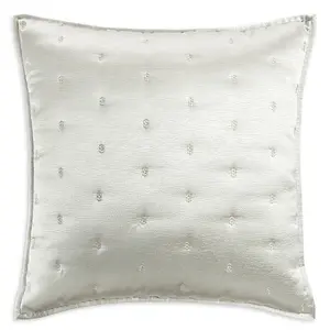 HUDSON PARK COLLECTION Nouveau Quilted Euro Sham Exclusive - Silver