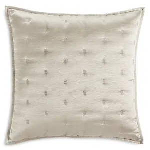 HUDSON PARK COLLECTION Nouveau Quilted Euro Sham Exclusive - Taupe