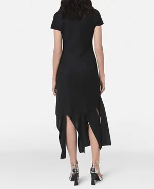 Stella McCartney Lurex Rib Knit Midi Dress