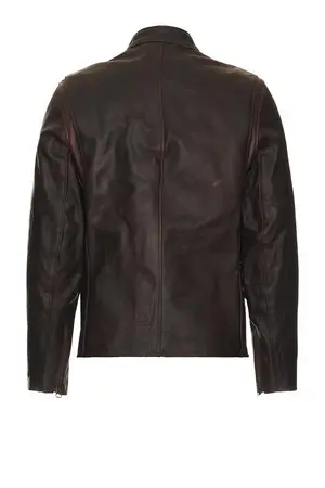 SCHOTT Cafe Racer Jacket - Brandy