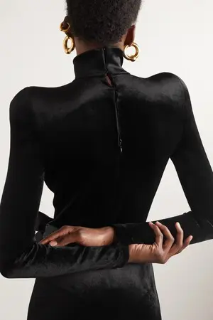 Balenciaga Stretch-velvet Top