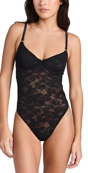 Stretch Lace Bodysuits