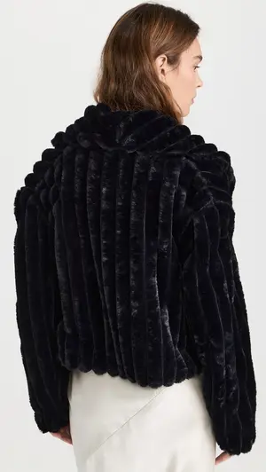 Blanknyc Faux Fur Jacket - Night Life