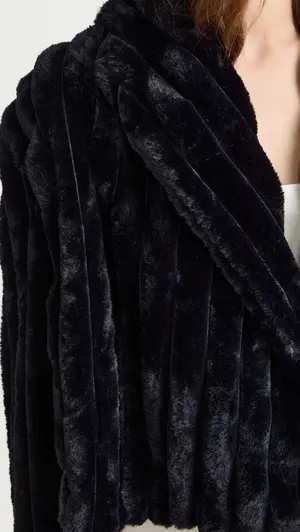 Blanknyc Faux Fur Jacket - Night Life