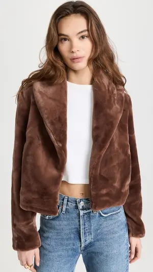 Blanknyc Faux Fur Martini Jacket