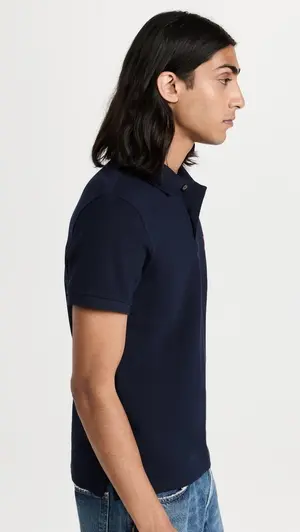 AMI Paris De Coeur Polo Shirt - Night Blue.430