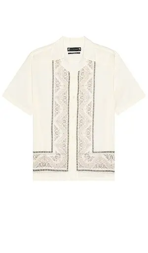 ALLSAINTS Frontiere Shirt In Cream