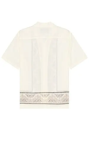 ALLSAINTS Frontiere Shirt In Cream