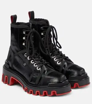 CHRISTIAN LOUBOUTIN Panaroot Dune Combat Boots