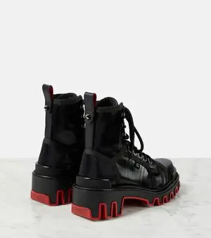 CHRISTIAN LOUBOUTIN Panaroot Dune Combat Boots