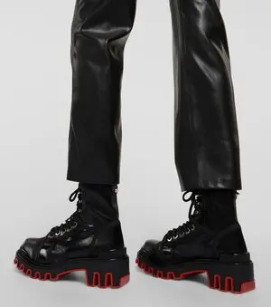 CHRISTIAN LOUBOUTIN Panaroot Dune Combat Boots