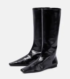 THE ROW Bette Leather Knee-high Boots
