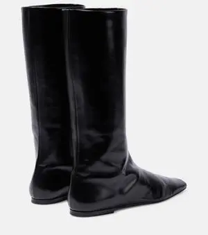 THE ROW Bette Leather Knee-high Boots