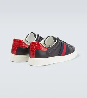 Gucci Ace Leather Sneakers