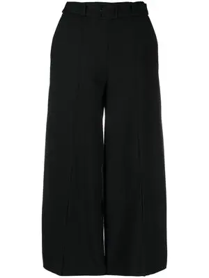 TWINSET Logo-plaque High-waisted Trousers