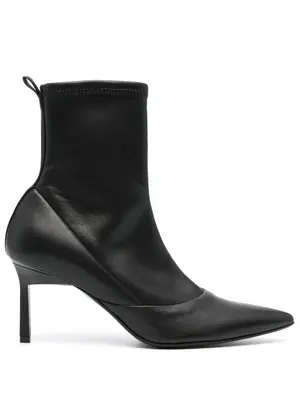 Calvin Klein 75mm Leather Ankle Boots