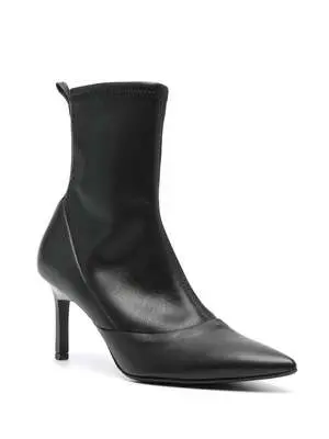 Calvin Klein 75mm Leather Ankle Boots