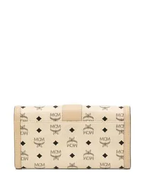 Mcm Large Tracy Monogram-pattern Wallet