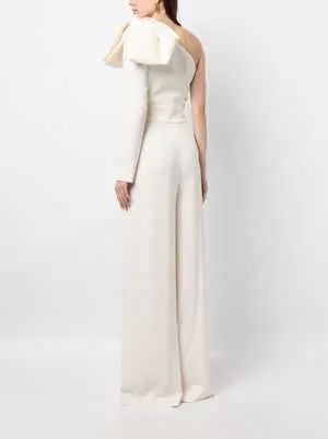 Elie Saab Crystal-embellished One-shoulder Jumpsuit
