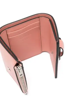 Acne Studios Knot-detail Leather Wallet - Pink
