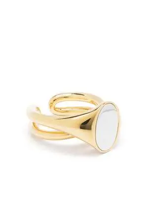Charlotte Chesnais Initial Signet Ring - Gold