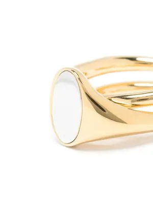 Charlotte Chesnais Initial Signet Ring - Gold
