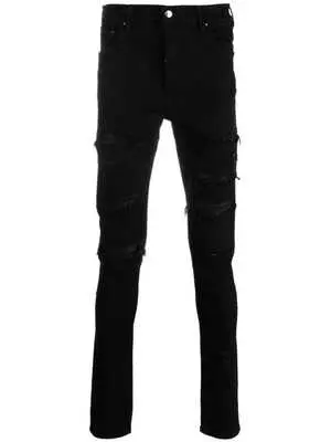 Men's Black Ripped Skinny Jeans