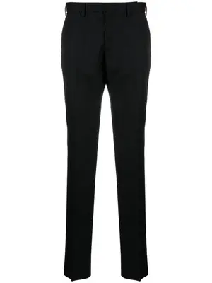 LARDINI Twill-weave Wool Tailored Trousers