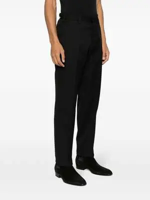 LARDINI Twill-weave Wool Tailored Trousers