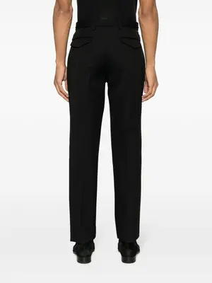 LARDINI Twill-weave Wool Tailored Trousers