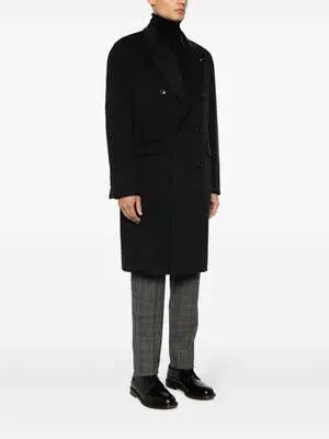Tagliatore Logo-plaque Double-breasted Coat