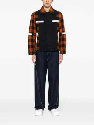 CRAIG GREEN Check-pattern Cotton Jacket